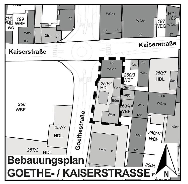 Stadt Lahr - Bebauungsplan Goethe- / Kaiserstraße